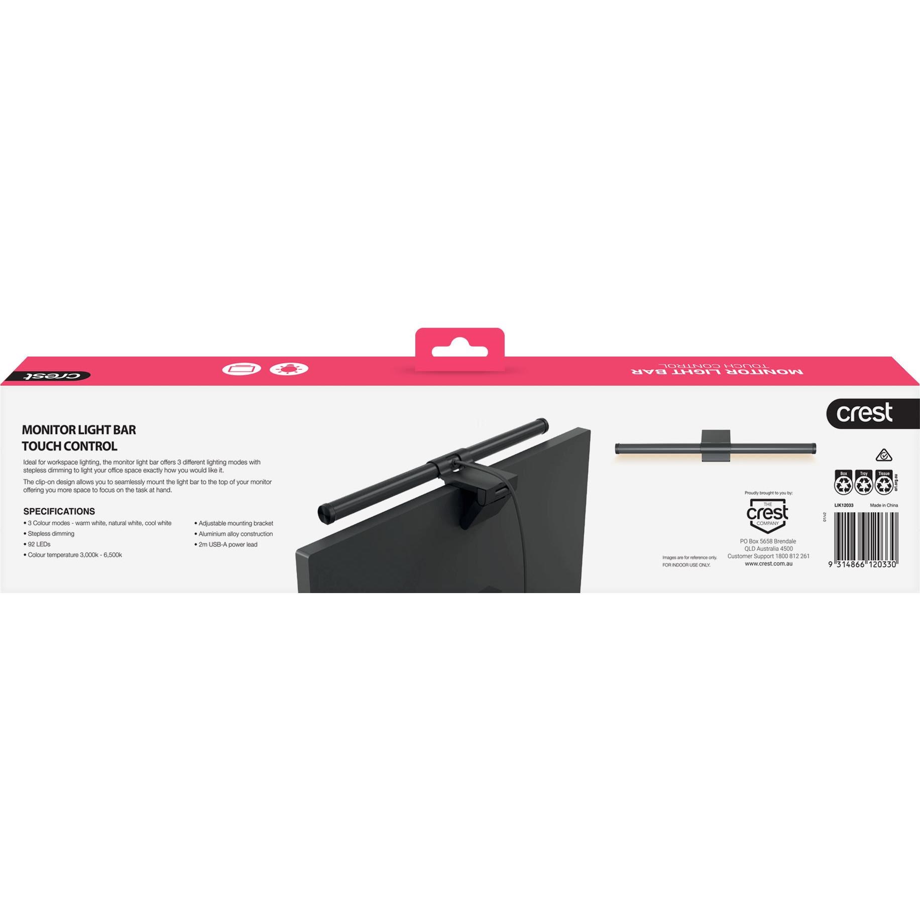 Office & Home Monitors - CREST MONITOR LIGHT BAR - JB Corporate ...