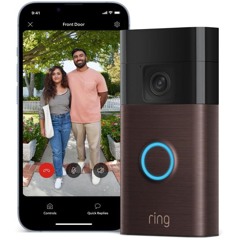 Video Doorbells - RING BATTERY VIDEO DOORBELL BRONZE - JB Corporate ...