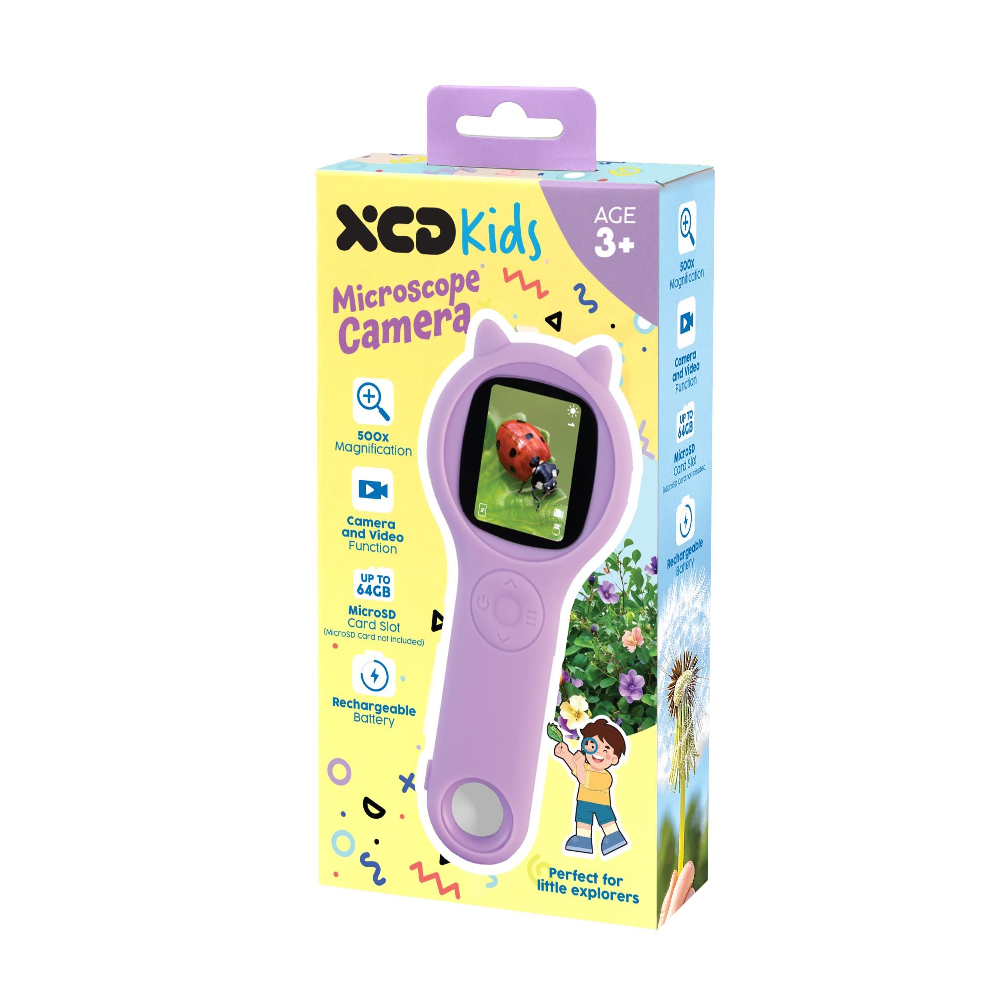 Point & Shoot Cameras - XCD - KIDS MICROSCOPE CAMERA PURPLE - JB ...