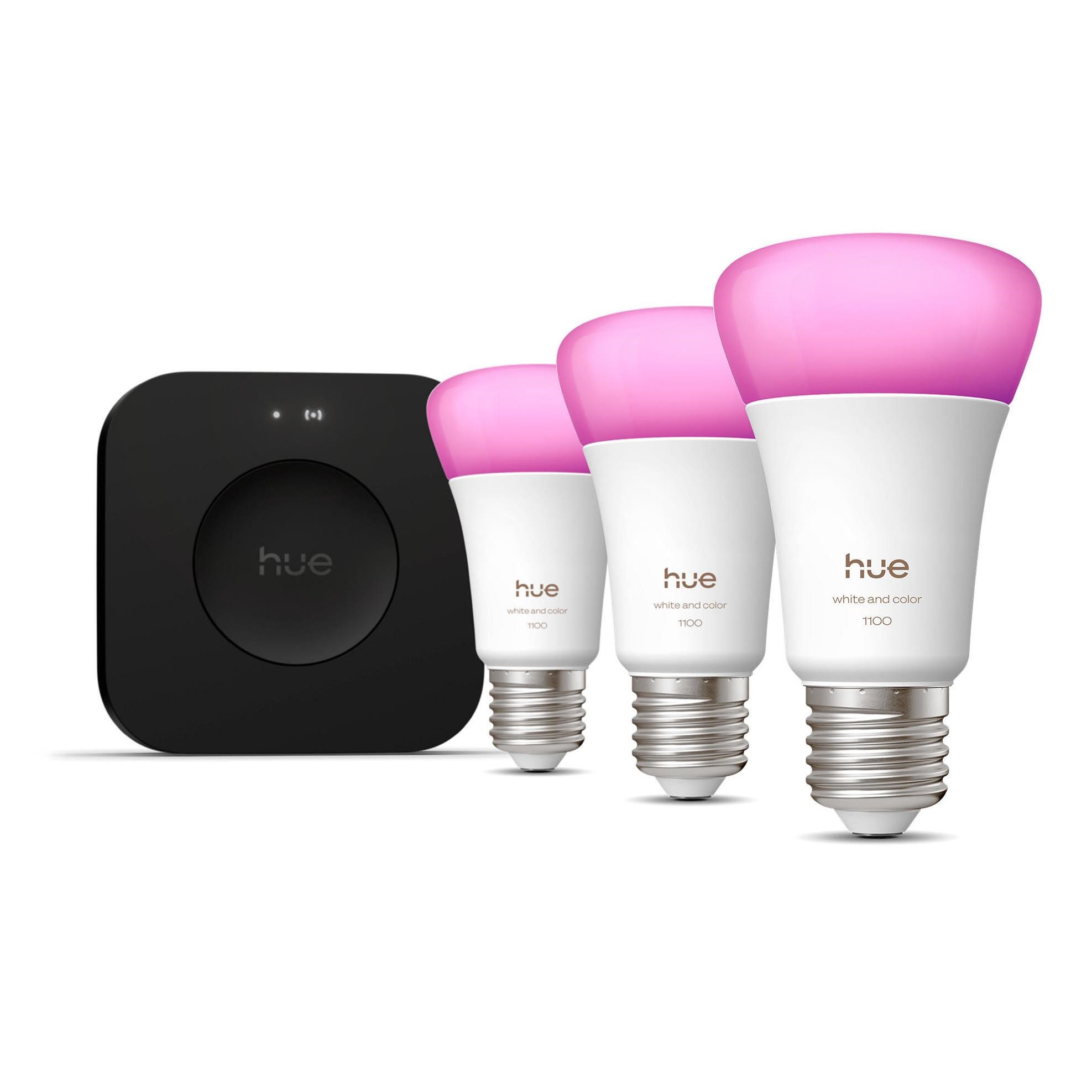 Smart Lighting - PHILIPS HUE E27 A60 WCA 3PK PRO KIT - JB Corporate ...